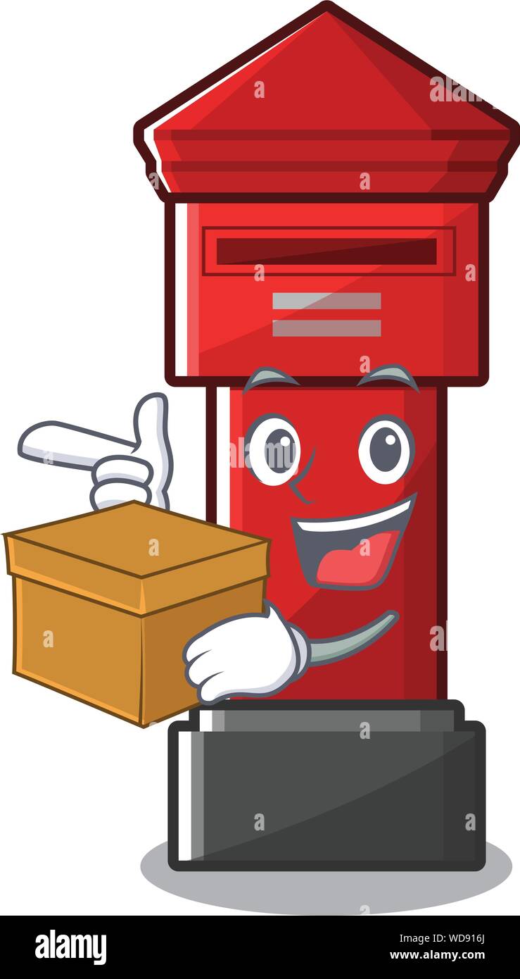 Victorian pillar box post box Stock Vector Images - Alamy