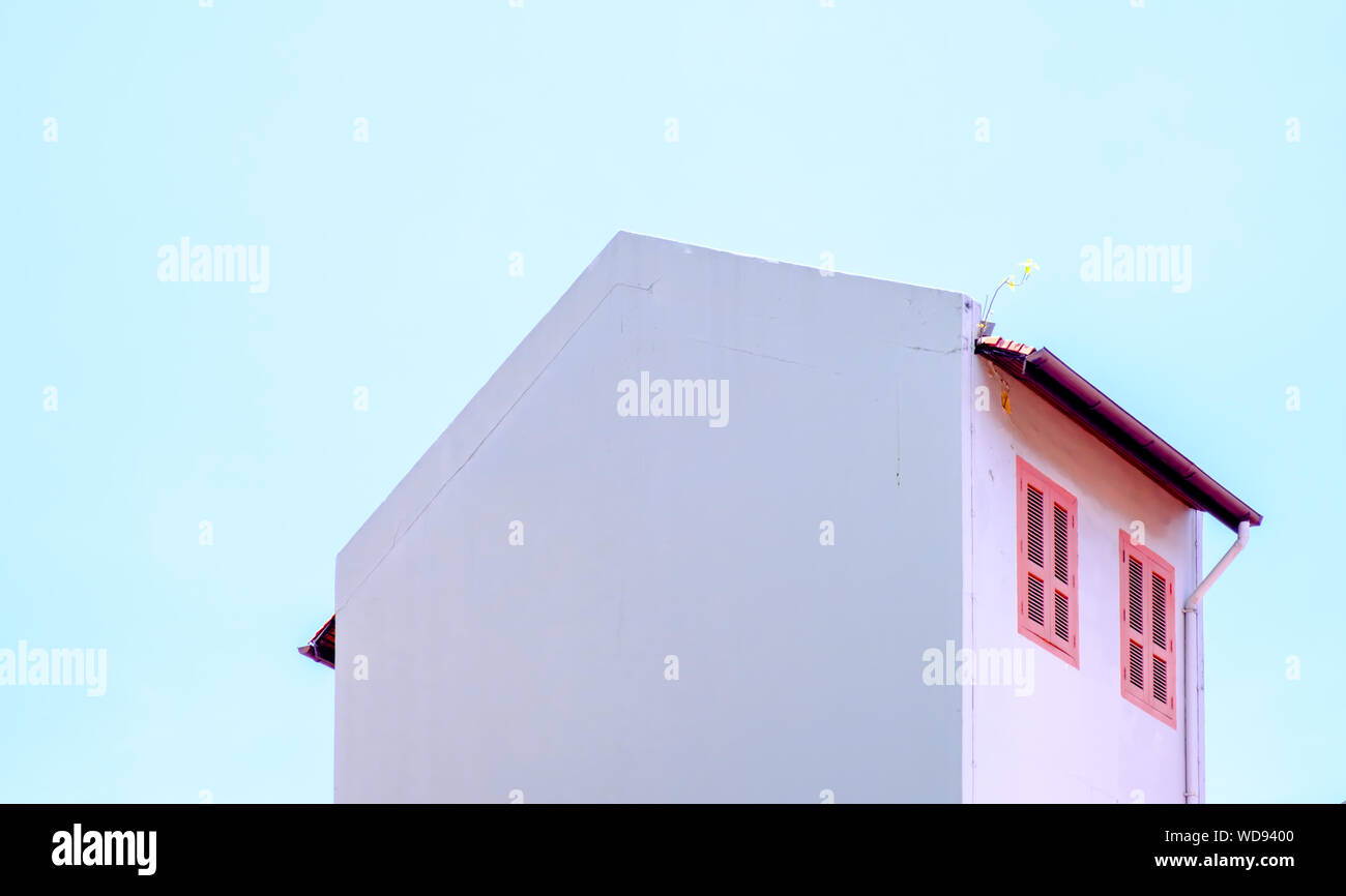 SINGAPORE-23 SEP 2018: southeast Asia traditional type building in ...
