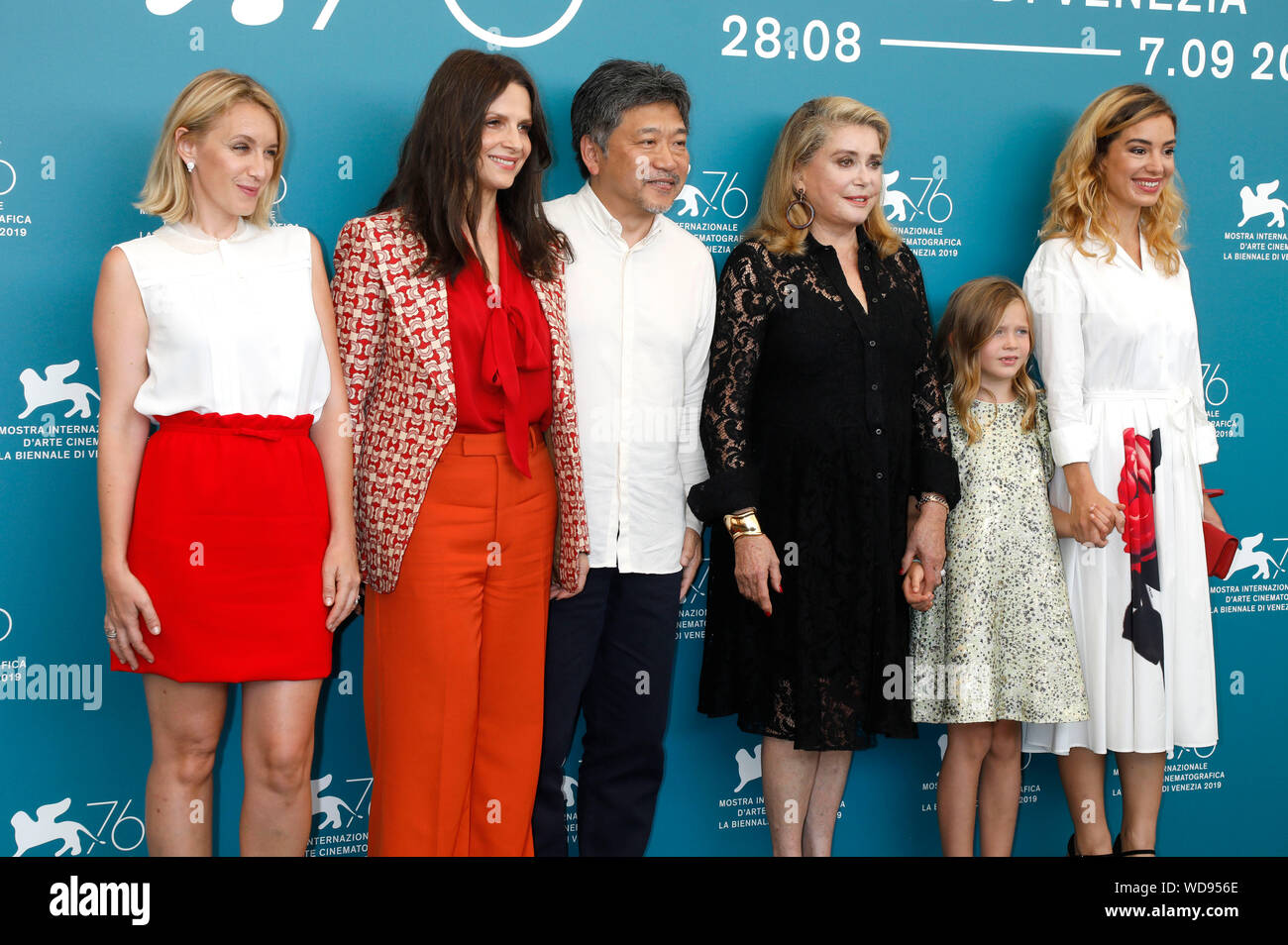 Ludivine Sagnier, Juliette Binoche, Hirokazu Koreeda, Catherine Deneuve ...