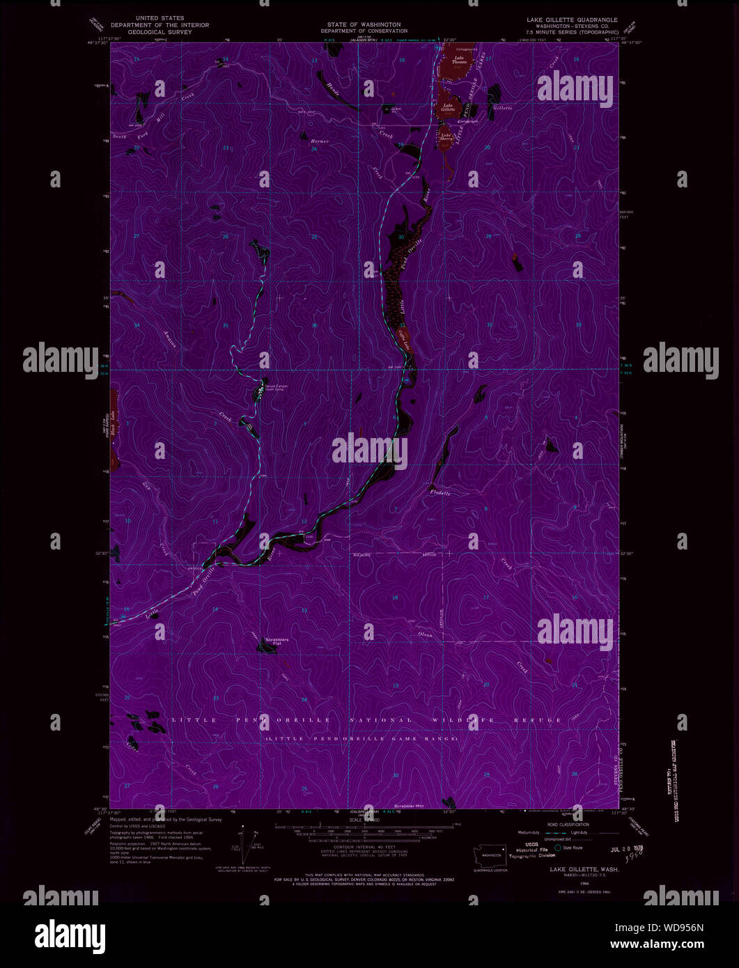 Gillette map hi-res stock photography and images - Alamy