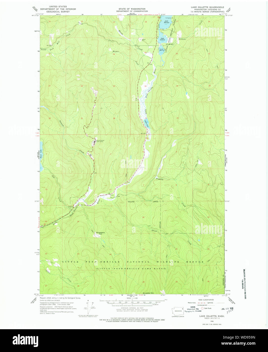 Gillette map hi-res stock photography and images - Alamy
