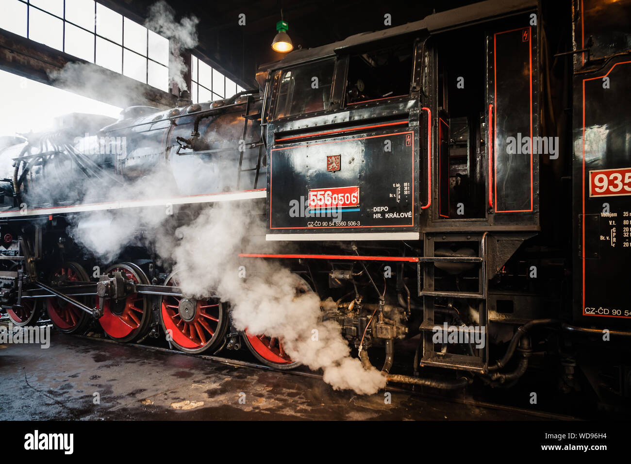 Old vintage steam locomotive Stock Photo - Alamy