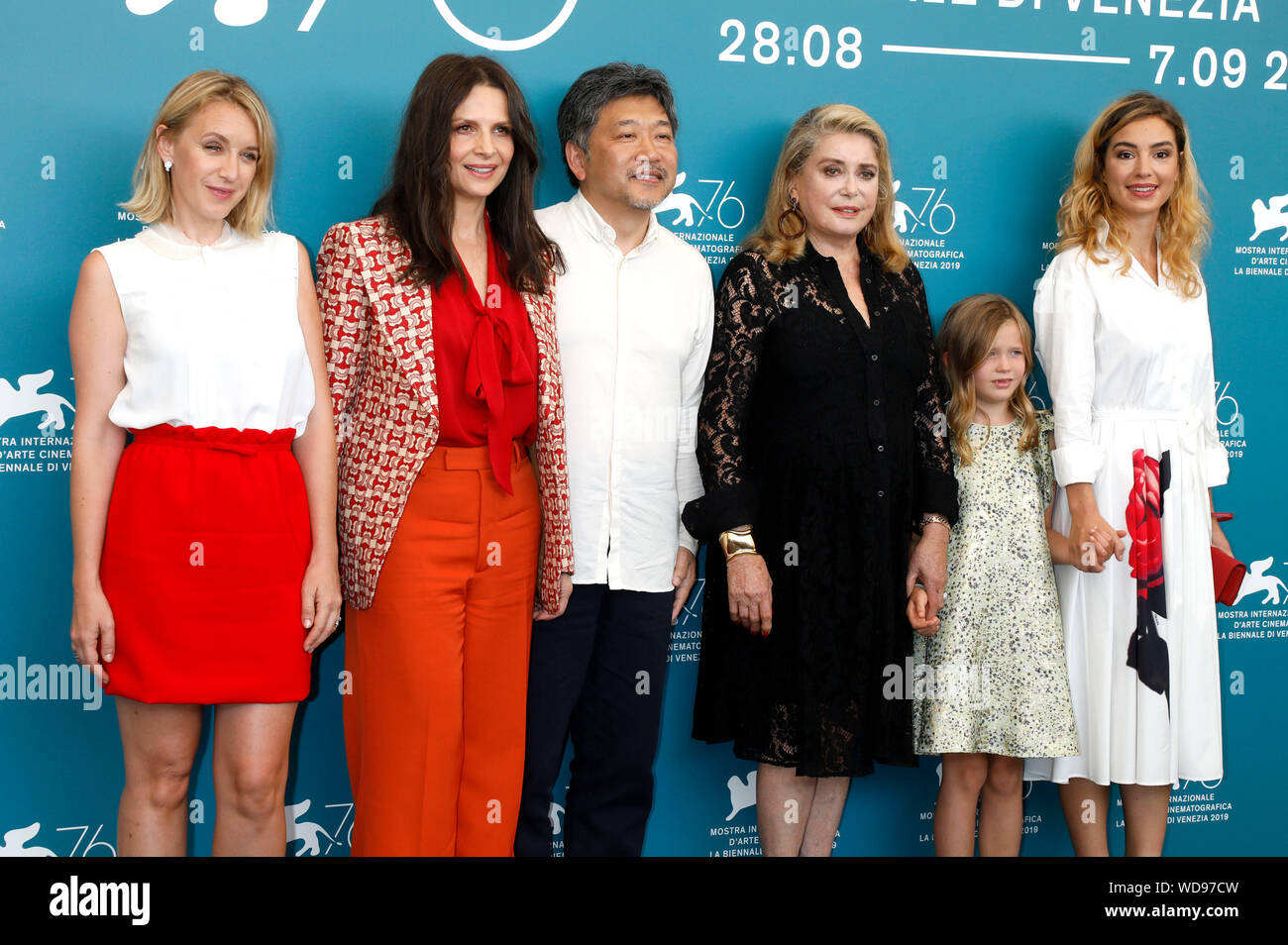 Ludivine Sagnier, Juliette Binoche, Hirokazu Koreeda, Catherine Deneuve ...