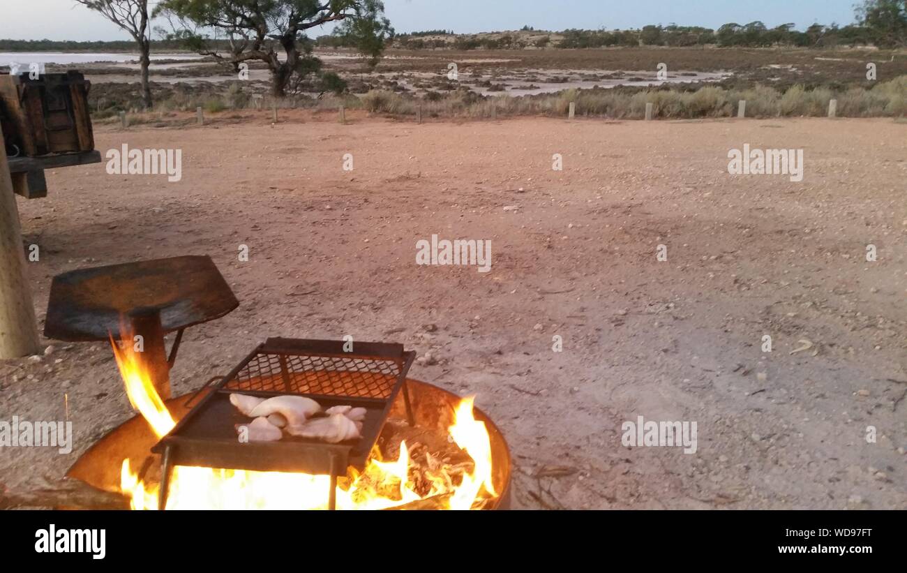 A Salt Lake in the Little Desert region of Victoria Stock Photo - Alamy