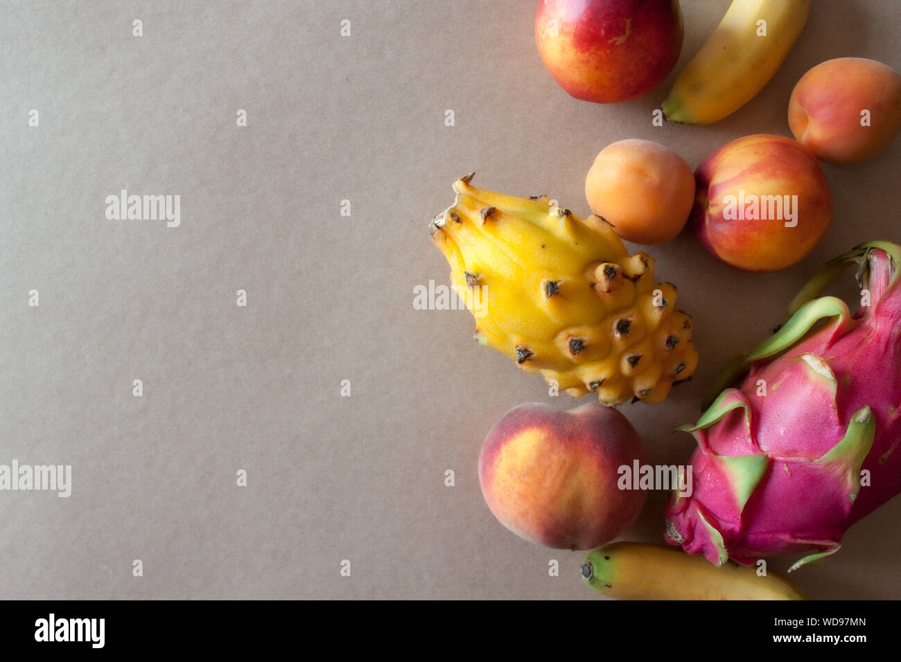 Different fruits background Stock Photo - Alamy