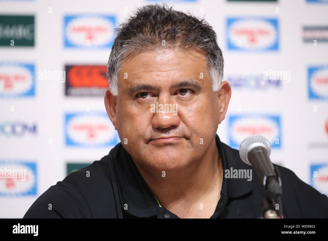 Tokyo, Japan. 29th Aug, 2019. Jamie Joseph (JPN) Rugby : A press ...