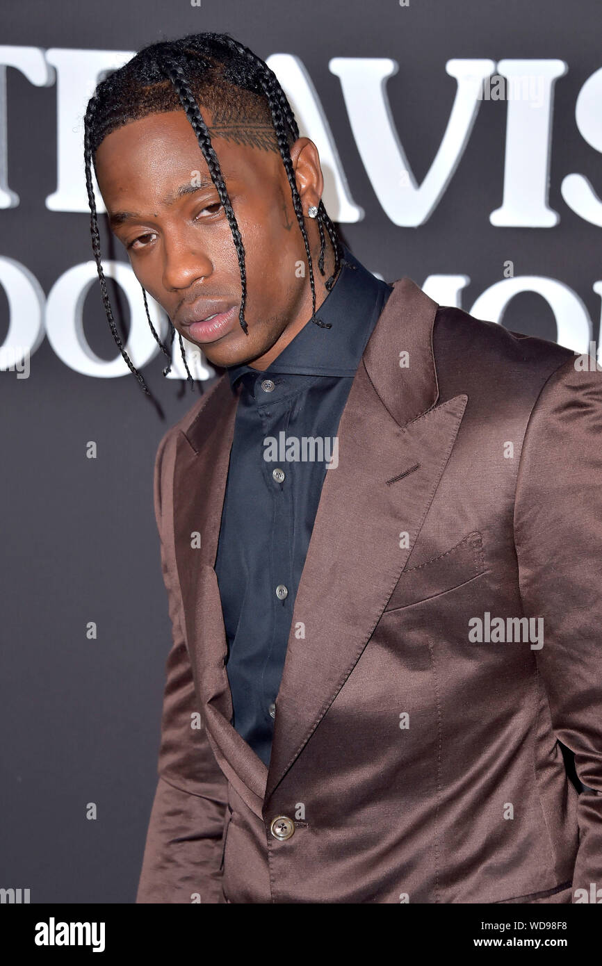 Travis Scott at the premiere of the Netflix documentary 'Travis Scott ...