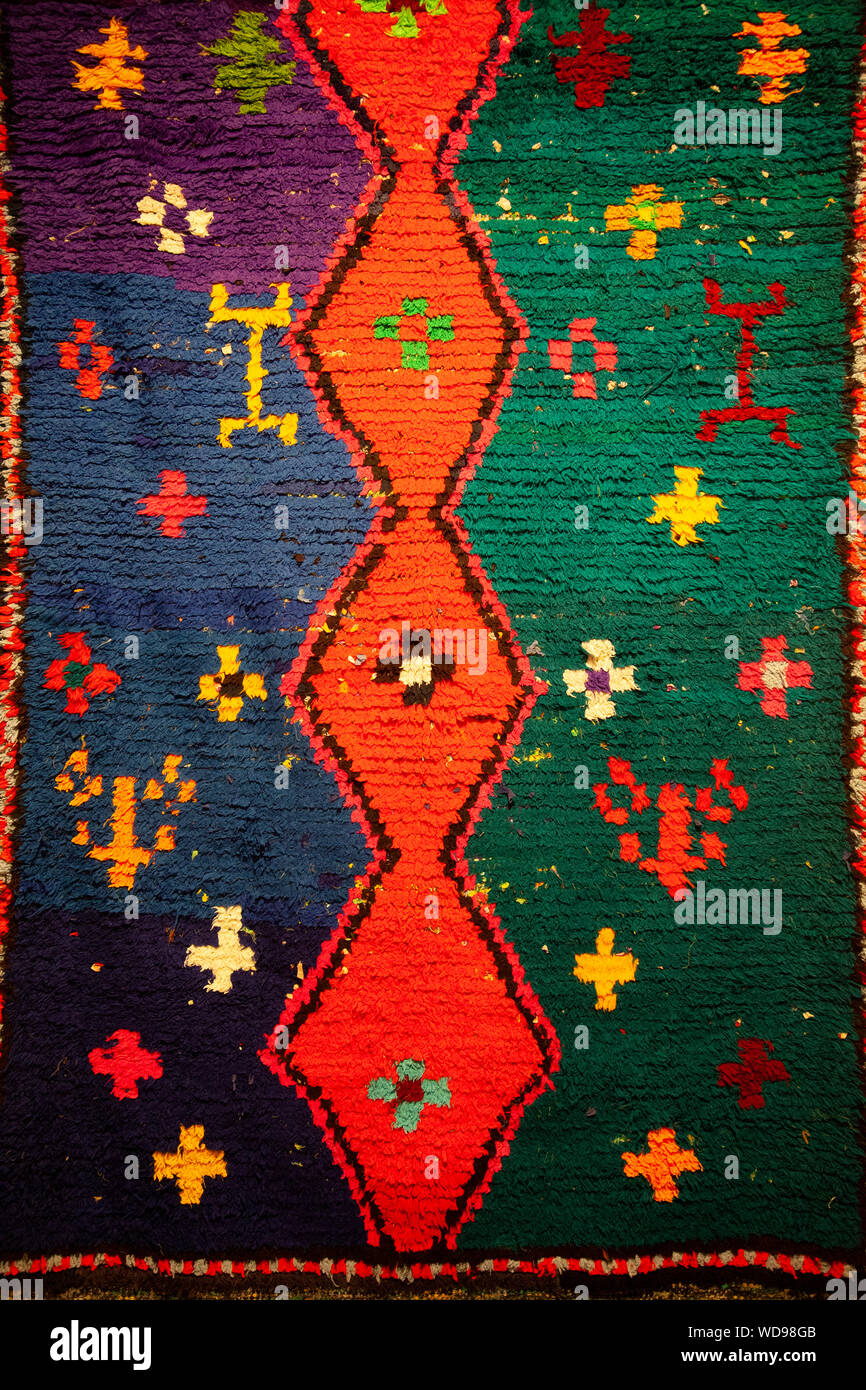 Morocco carpet texture textile hi-res stock photography and images - Alamy