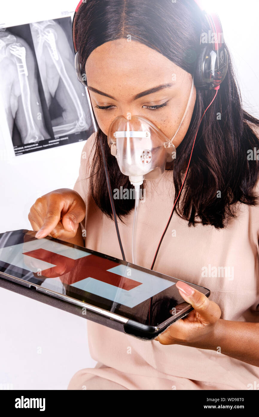 Asthma doctor african hi-res stock photography and images - Alamy