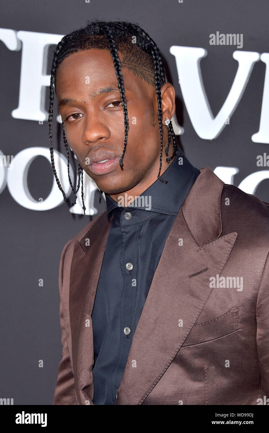 Santa Monica, USA. 27th Aug, 2019. Travis Scott at the premiere of the ...