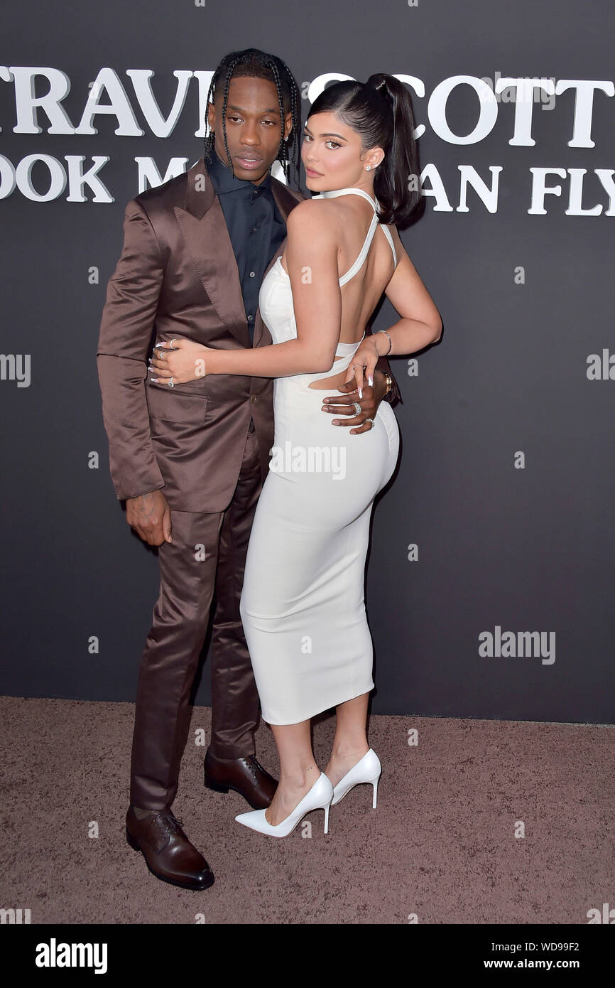 Santa Monica, USA. 27th Aug, 2019. Travis Scott with partner Kylie ...