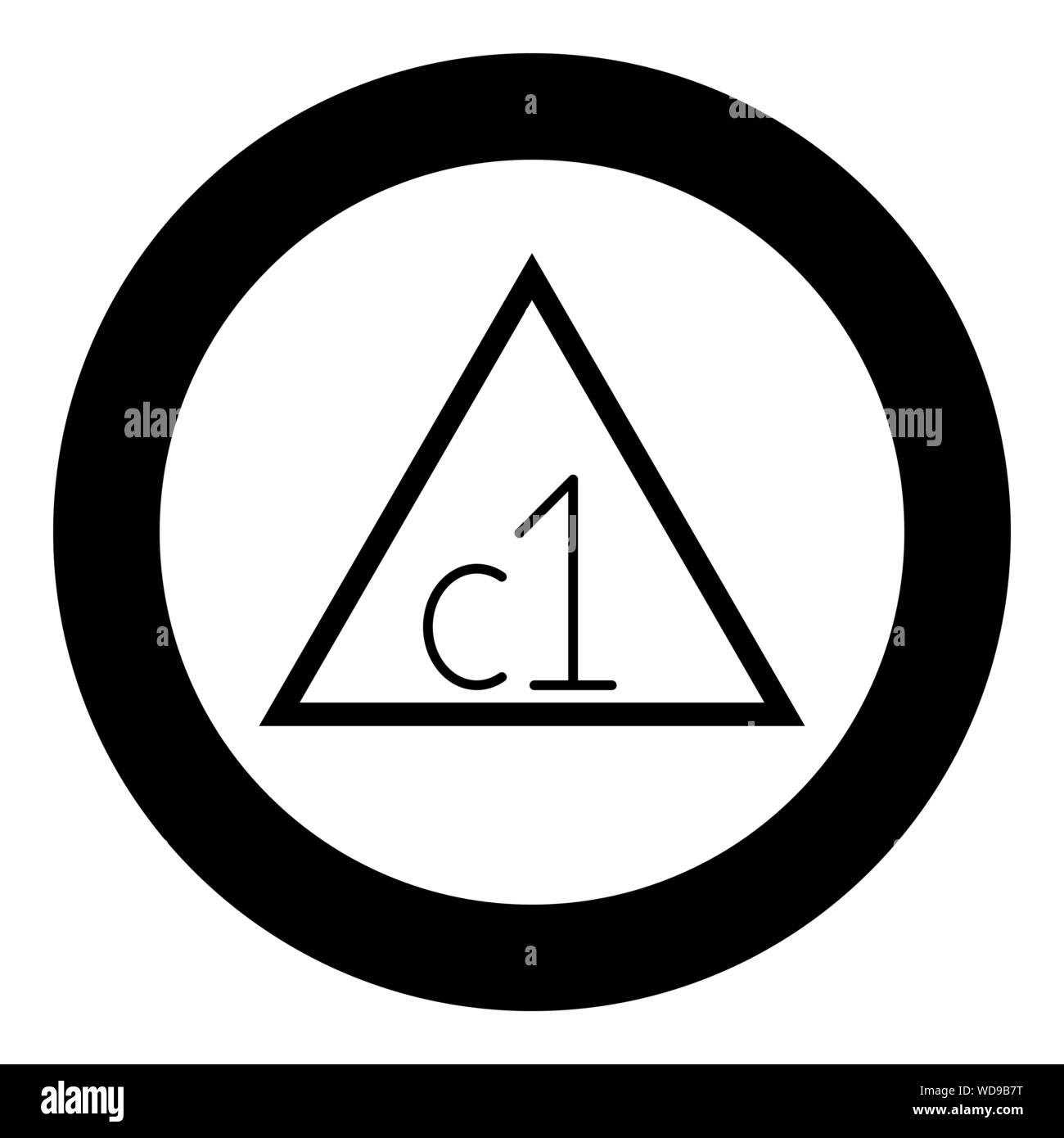 Chlorine symbol Black and White Stock Photos & Images - Alamy
