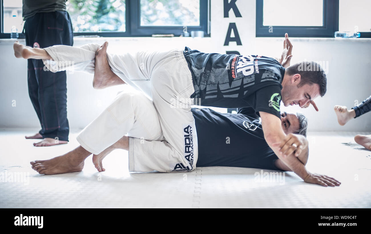 ISTANBUL, TURKEY - Maj 30 - Jun 02. 2019. BJJ Brazilian jiu-jitsu ...