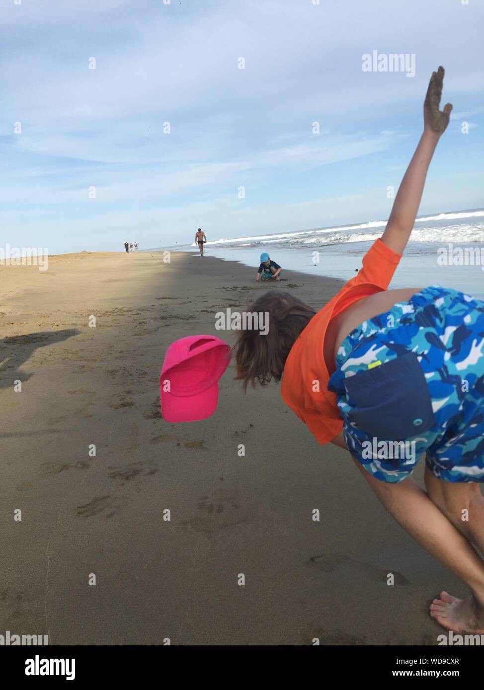 Boy falling into water hi-res stock photography and images - Alamy