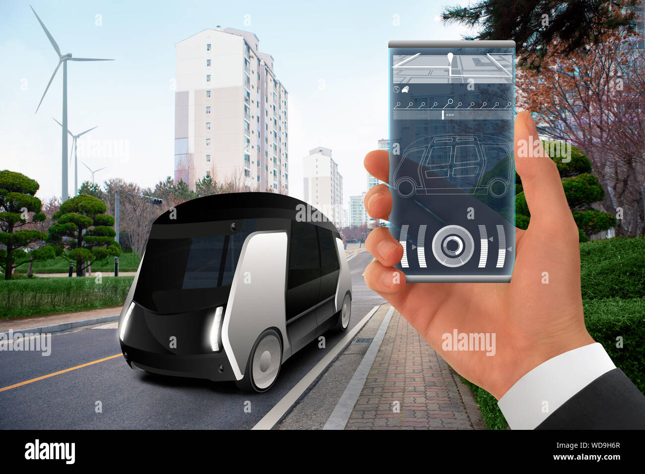 Autonomous bus hi-res stock photography and images - Alamy