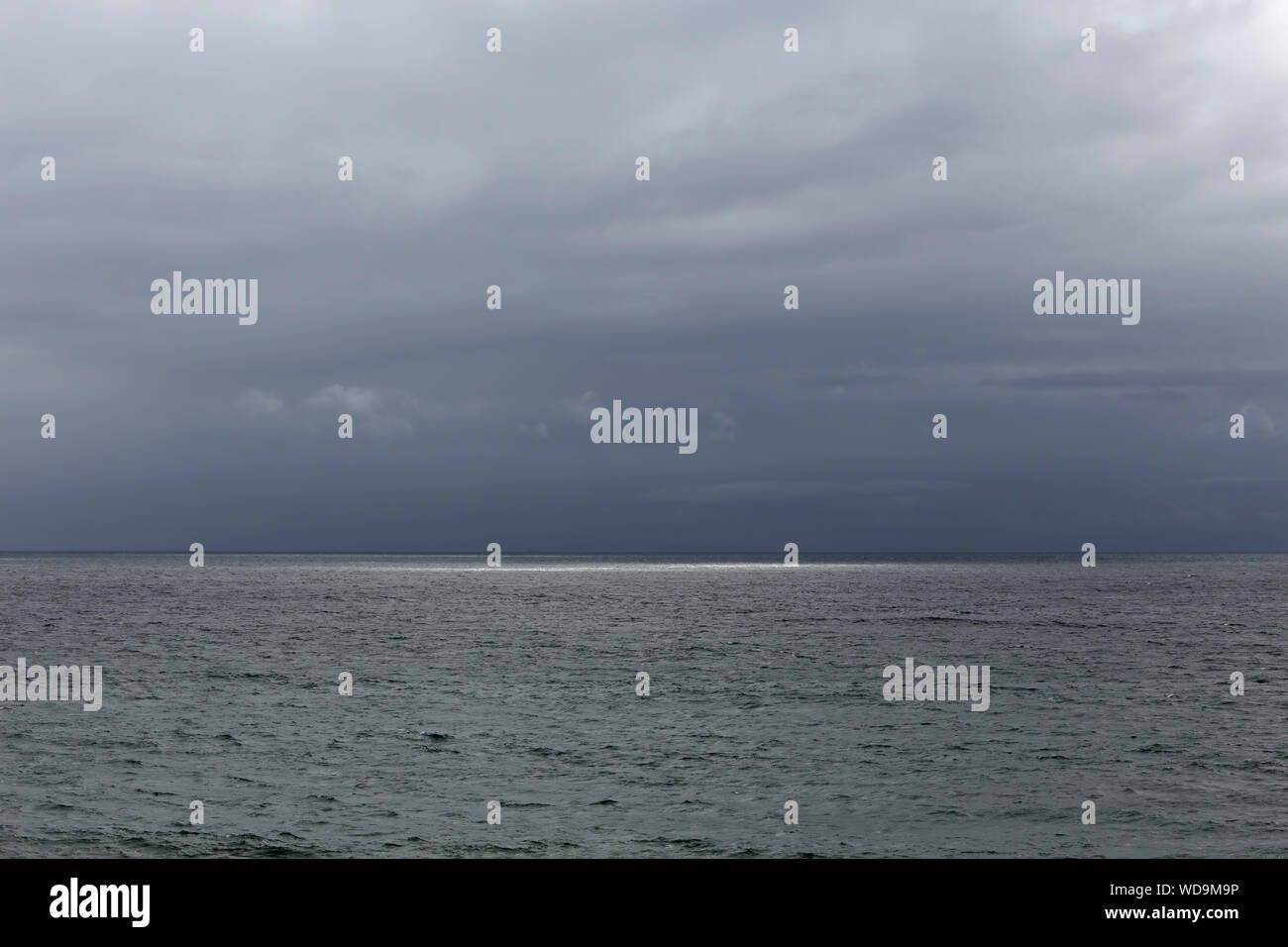 Colors of the sea before rain and storm Stock Photo - Alamy