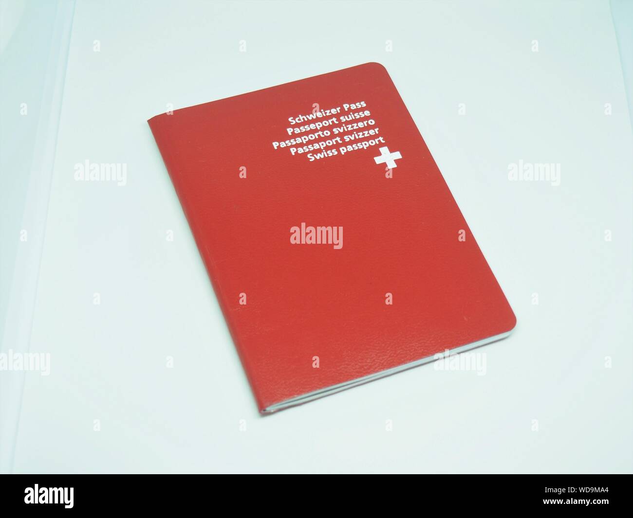 SWitzerland Swiss Passport documents and work permits Stock Photo - Alamy