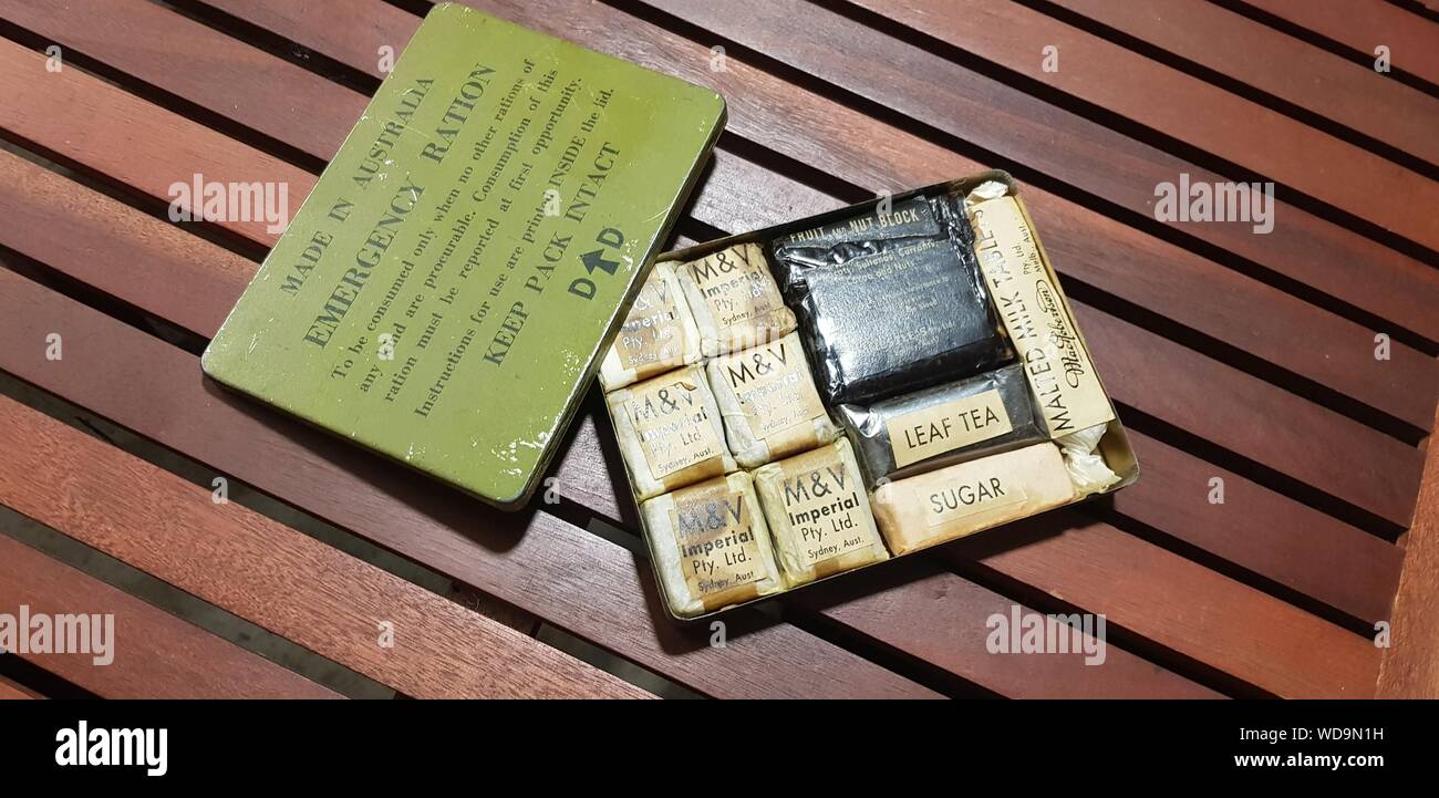 Rations ww2 hi-res stock photography and images - Alamy