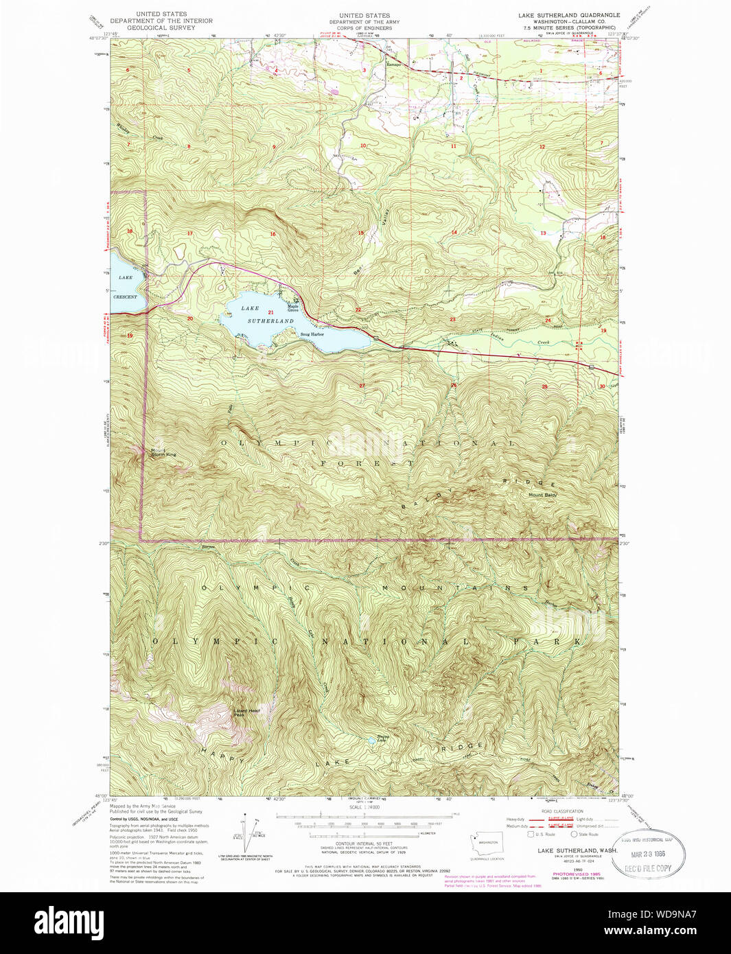 Lake sutherland washington hi-res stock photography and images - Alamy