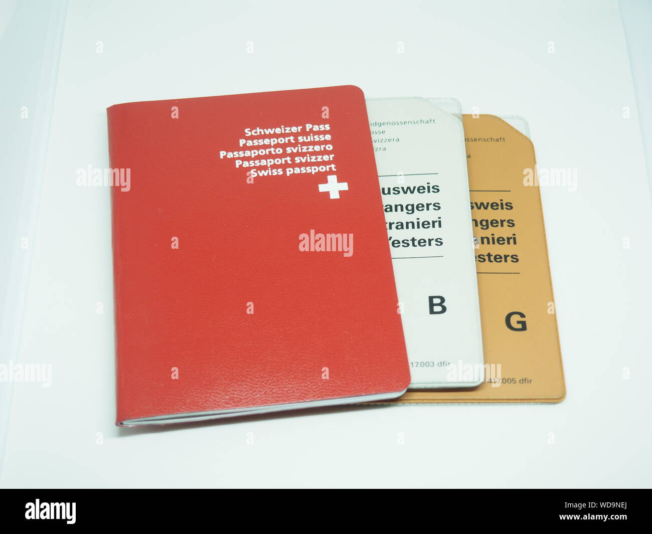 Swiss passport hi-res stock photography and images - Alamy