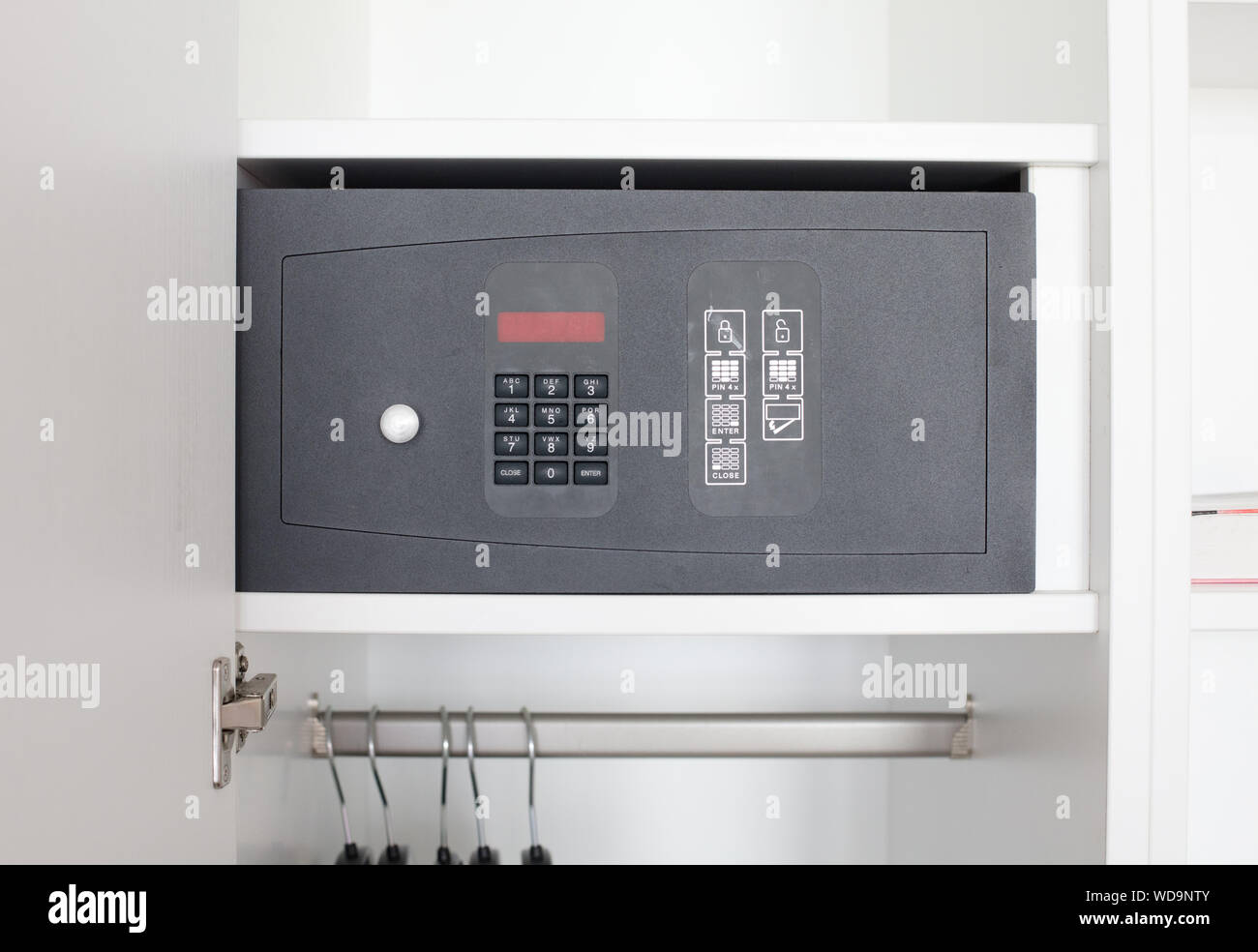 Safe box in closet hi-res stock photography and images - Alamy