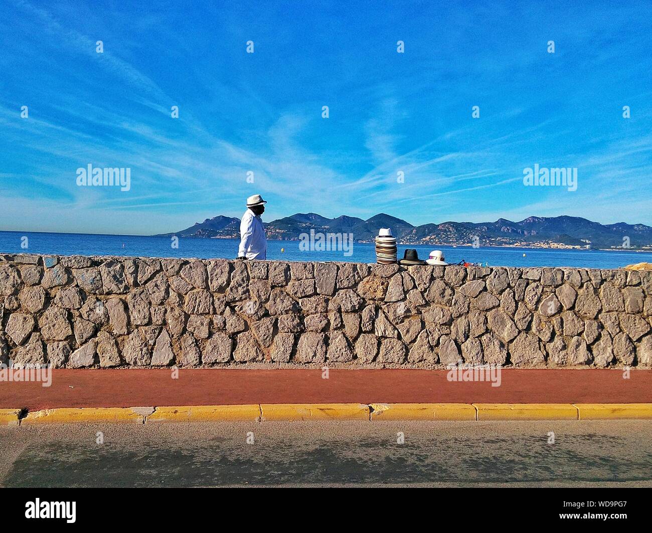 Man Selling Hats High Resolution Stock Photography and Images - Alamy