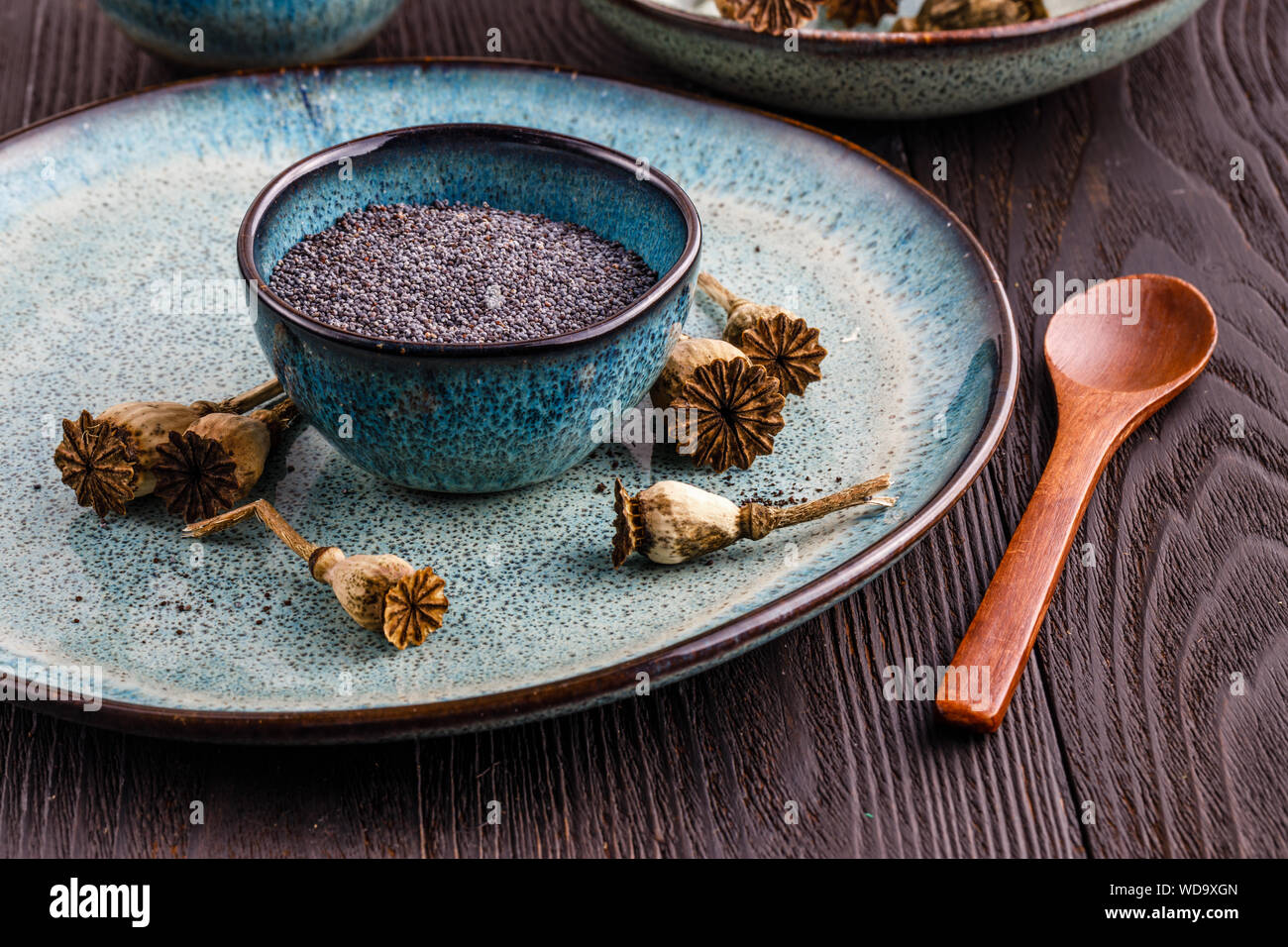 Poppy seeds for baking Stock Photo - Alamy