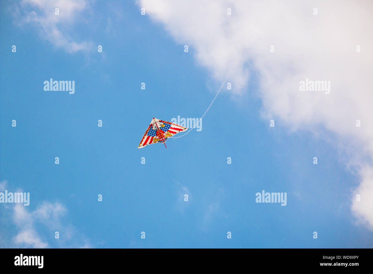 American flag kite hi-res stock photography and images - Alamy