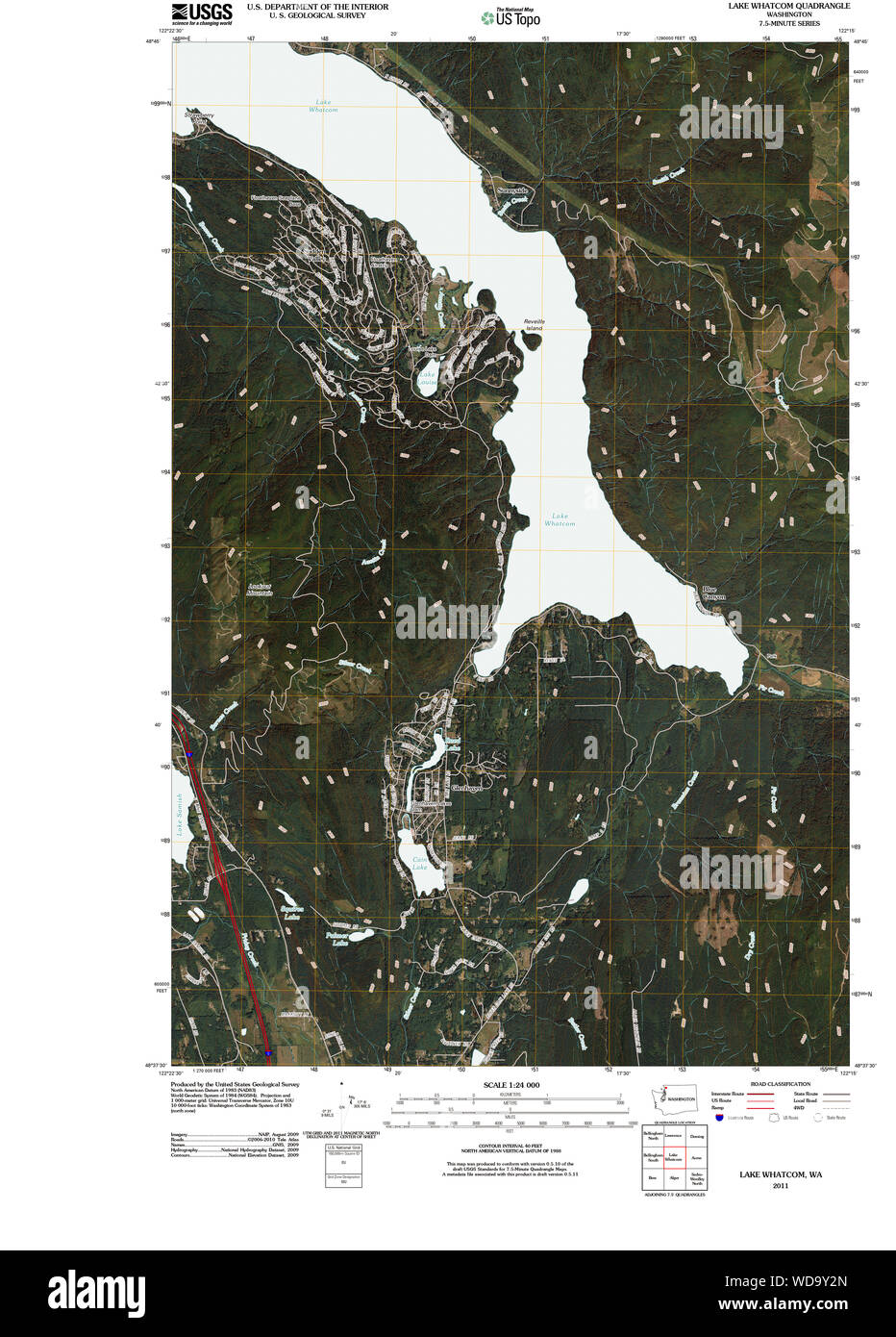 Lake whatcom Cut Out Stock Images & Pictures - Alamy