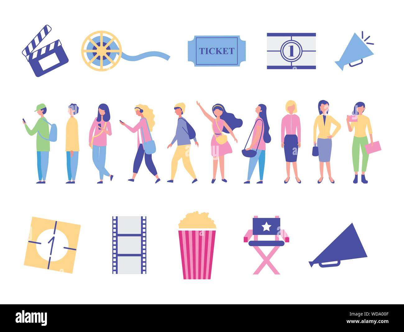 Female chair and tv watching Cut Out Stock Images & Pictures - Alamy