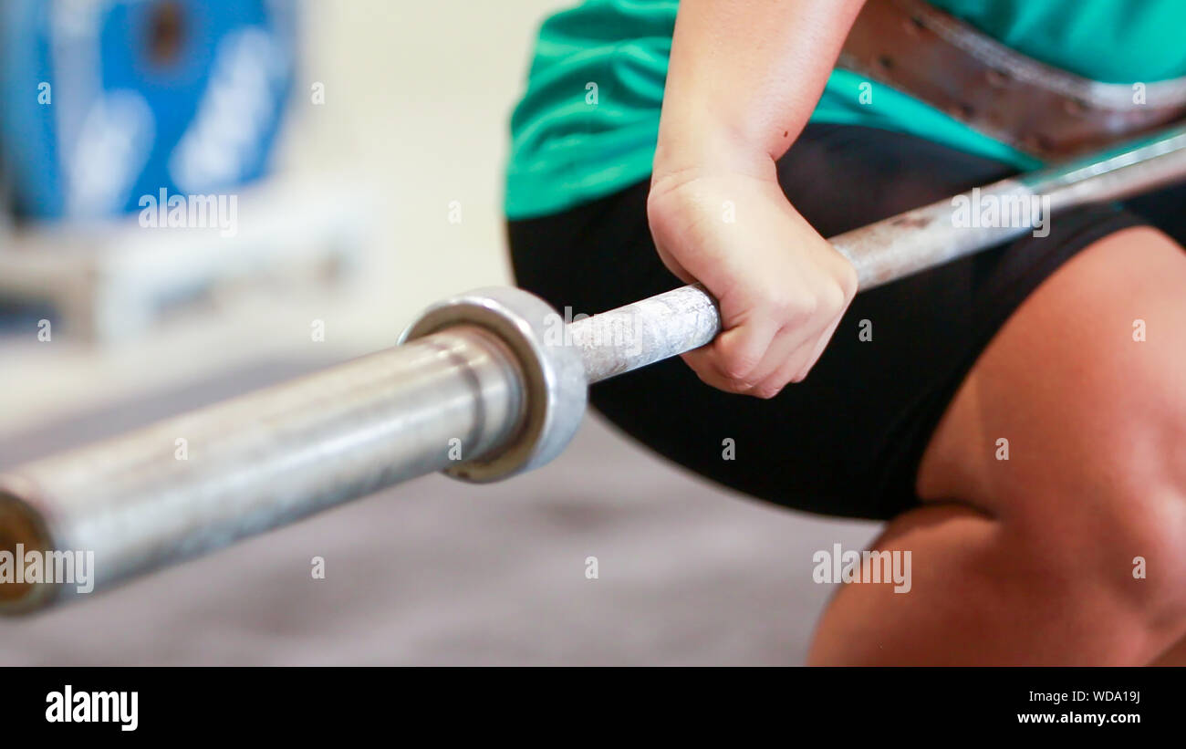 Person in gym hi-res stock photography and images - Alamy