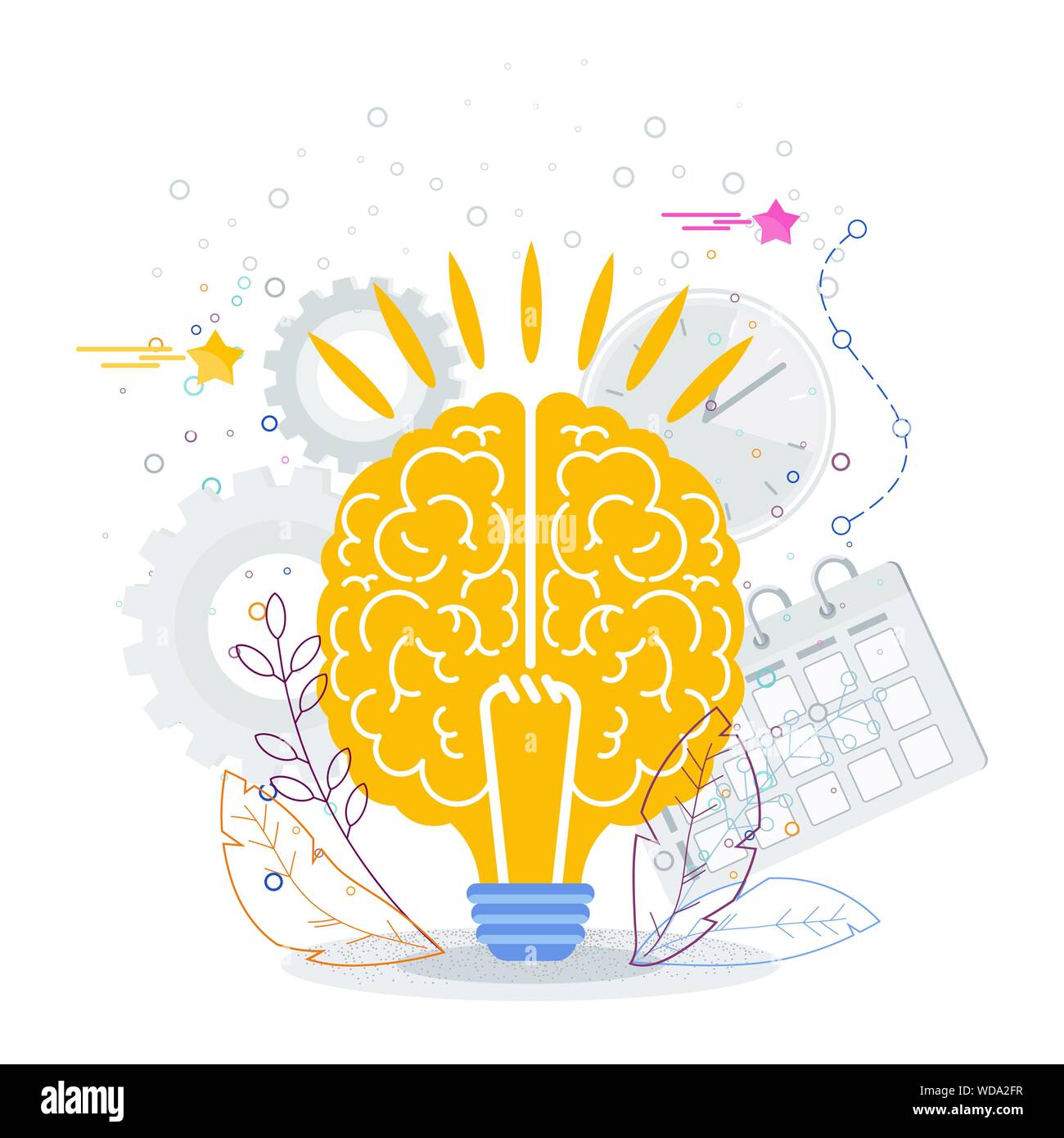 Bright growth and development Stock Vector Images - Alamy