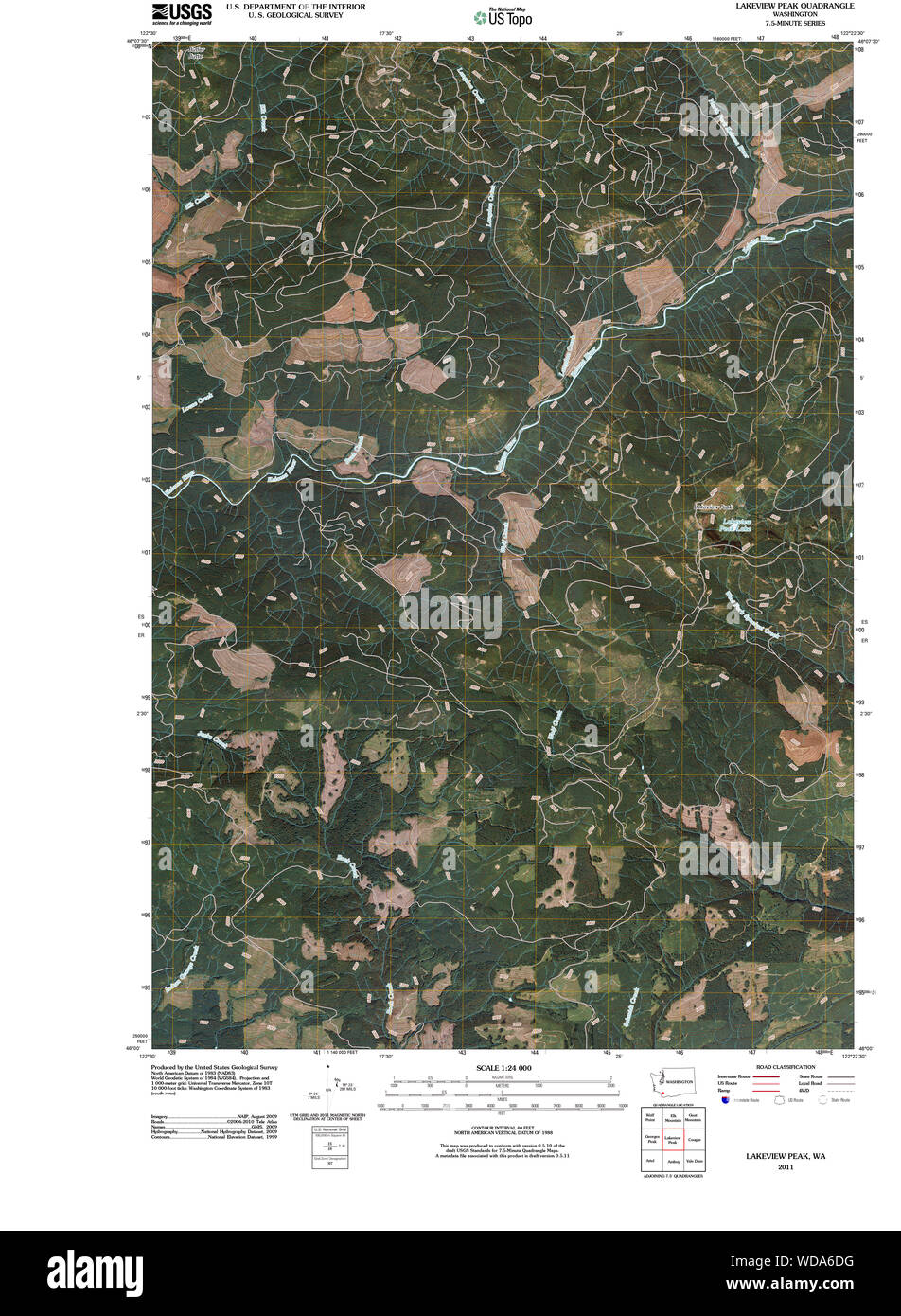 Lakeview map Cut Out Stock Images & Pictures - Alamy