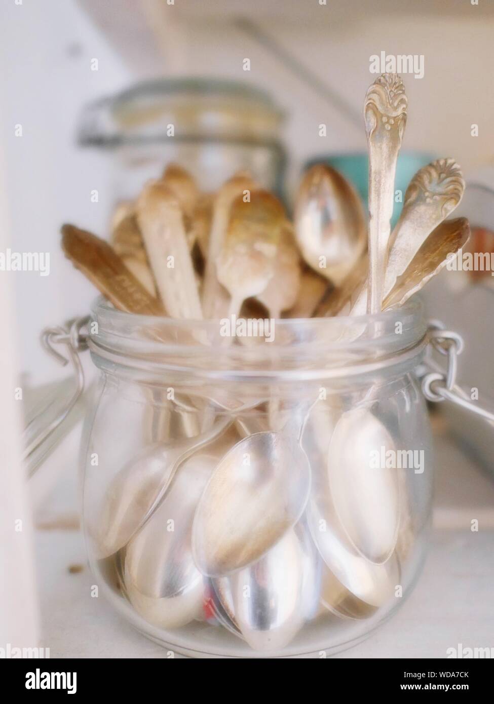 Stack of spoons hi-res stock photography and images - Alamy