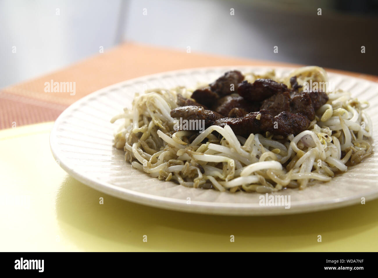 Photo of freshly cooked monggo or mung bean sprouts with pork ...
