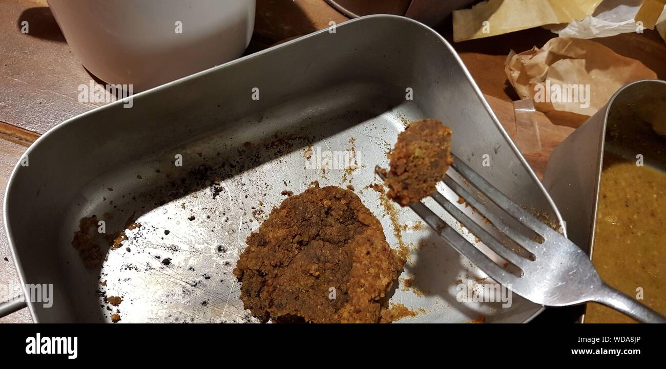 Reproduction WWII Australian Dehydrated Emergency Ration Stock Photo ...