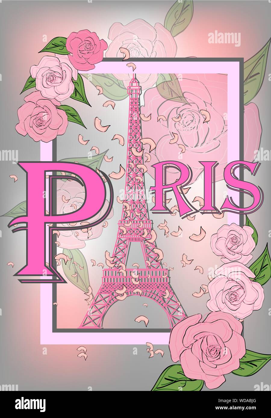 Vintage French Roses Design