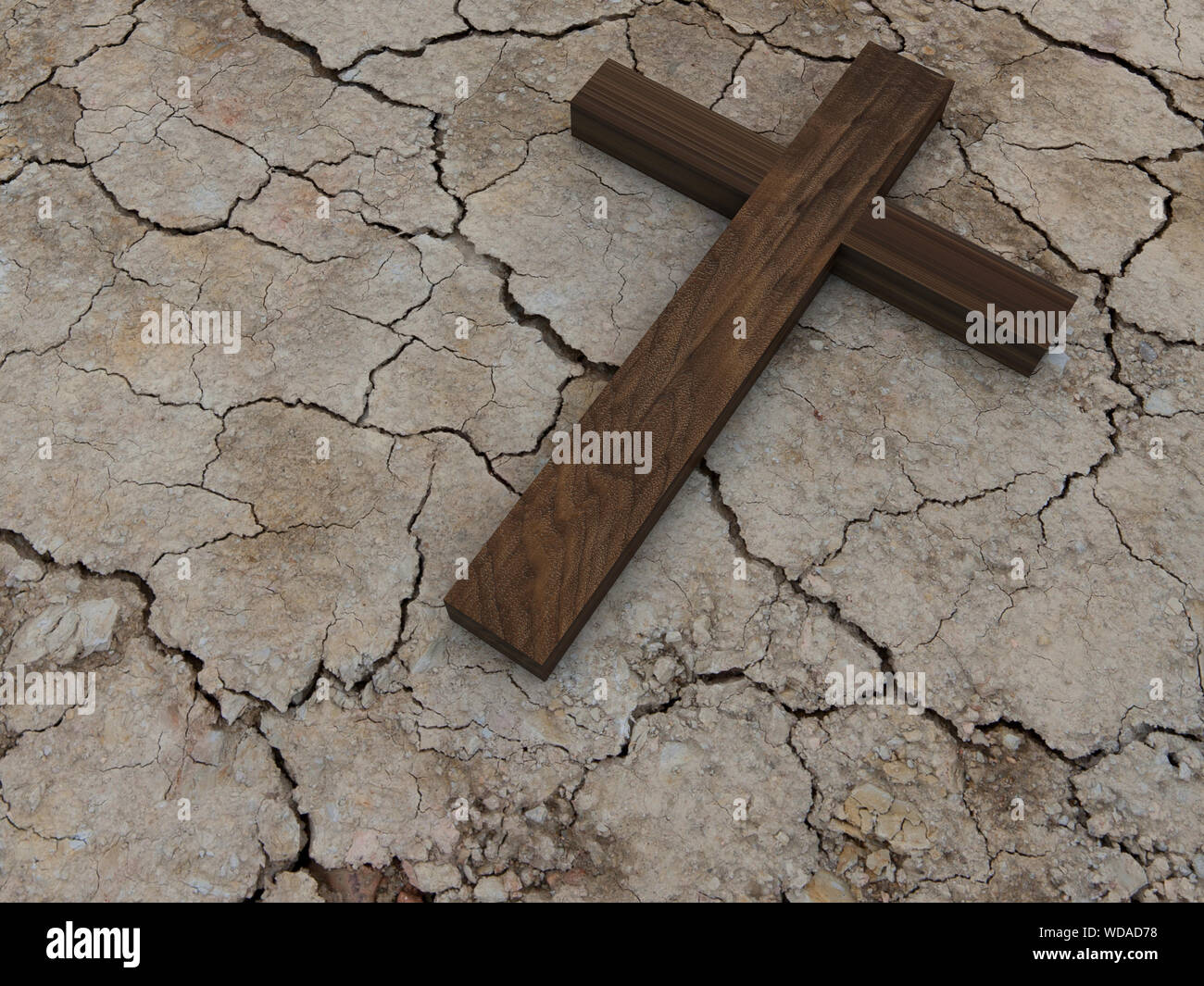 Broken wooden cross hi-res stock photography and images - Alamy
