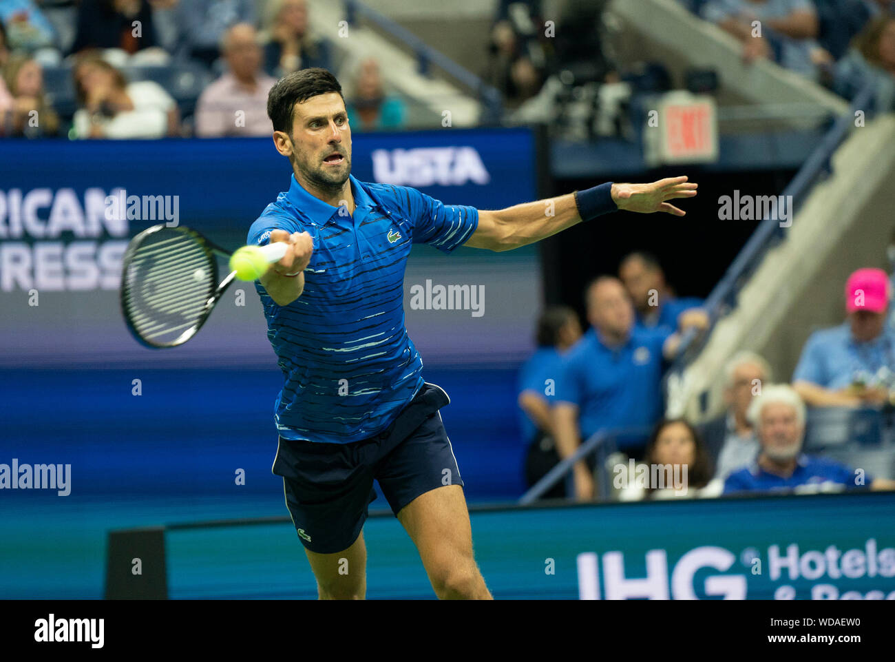New York, United States. 28th Aug, 2019. Novak Djokovic (Serbia) in ...