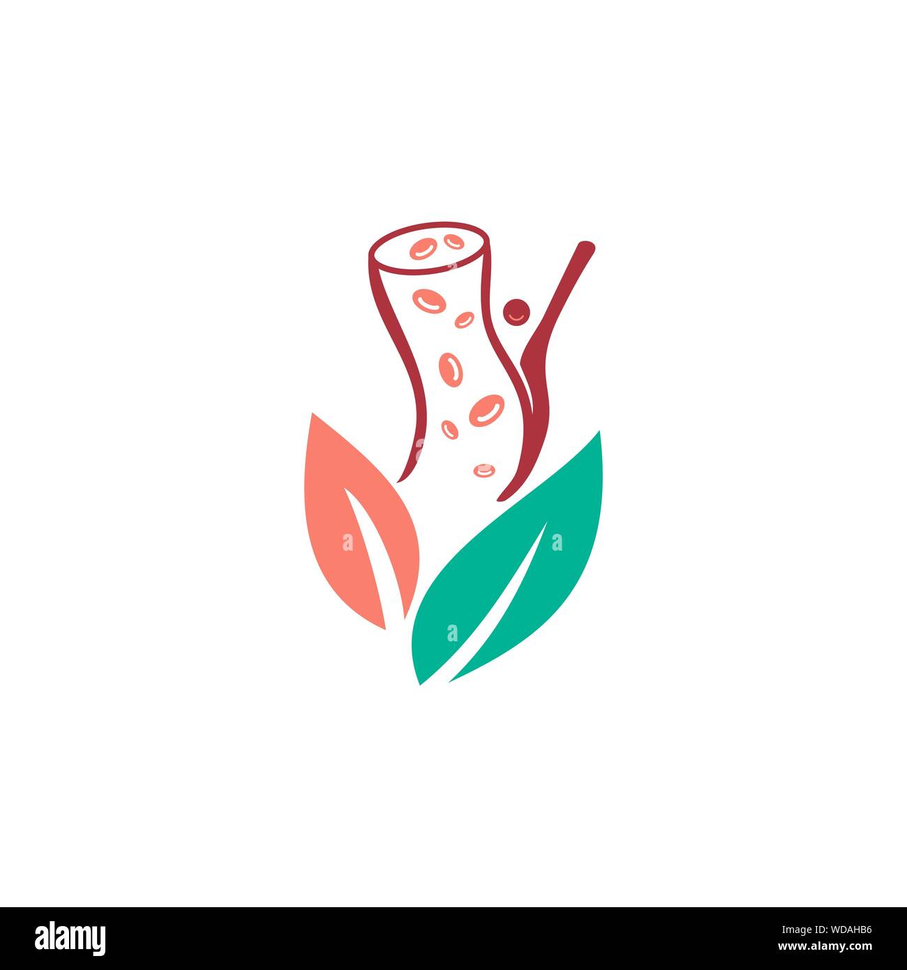 Cholesterol in artery health risk vector design Illustration Stock ...