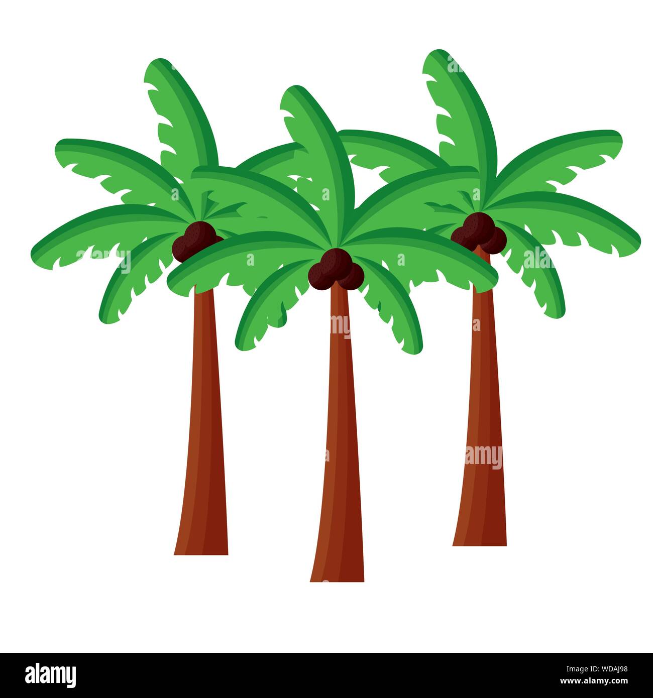 Palm trees of summer season design Stock Vector Image & Art - Alamy