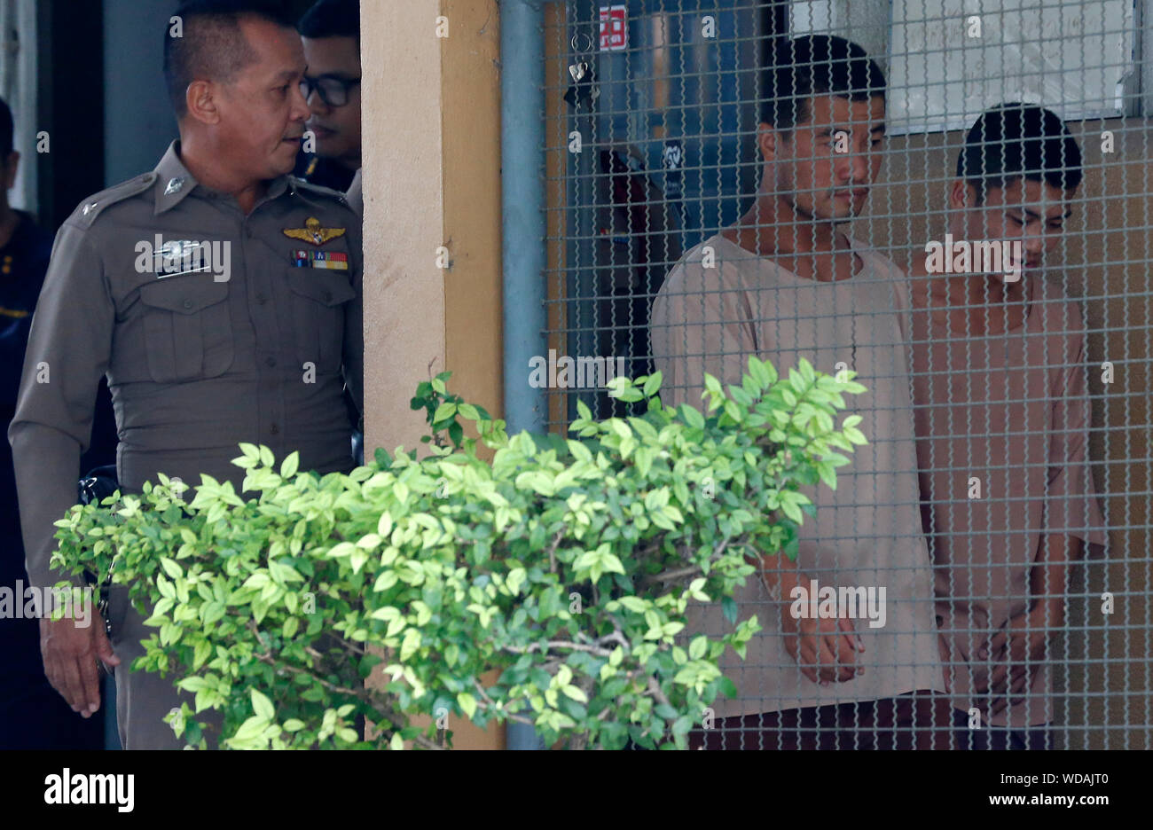 Nonthaburi, Thailand. 29th Aug, 2019. Myanmar migrant workers Zaw Lin ...