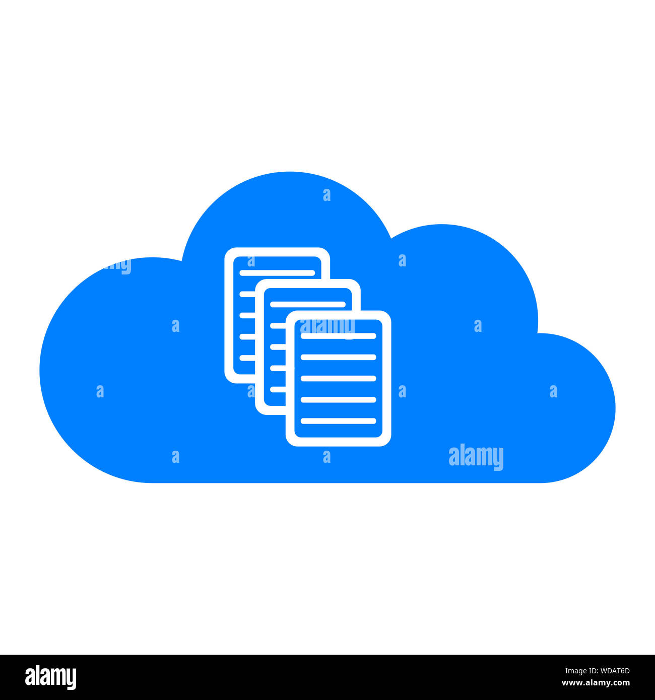 Document and cloud Stock Photo - Alamy