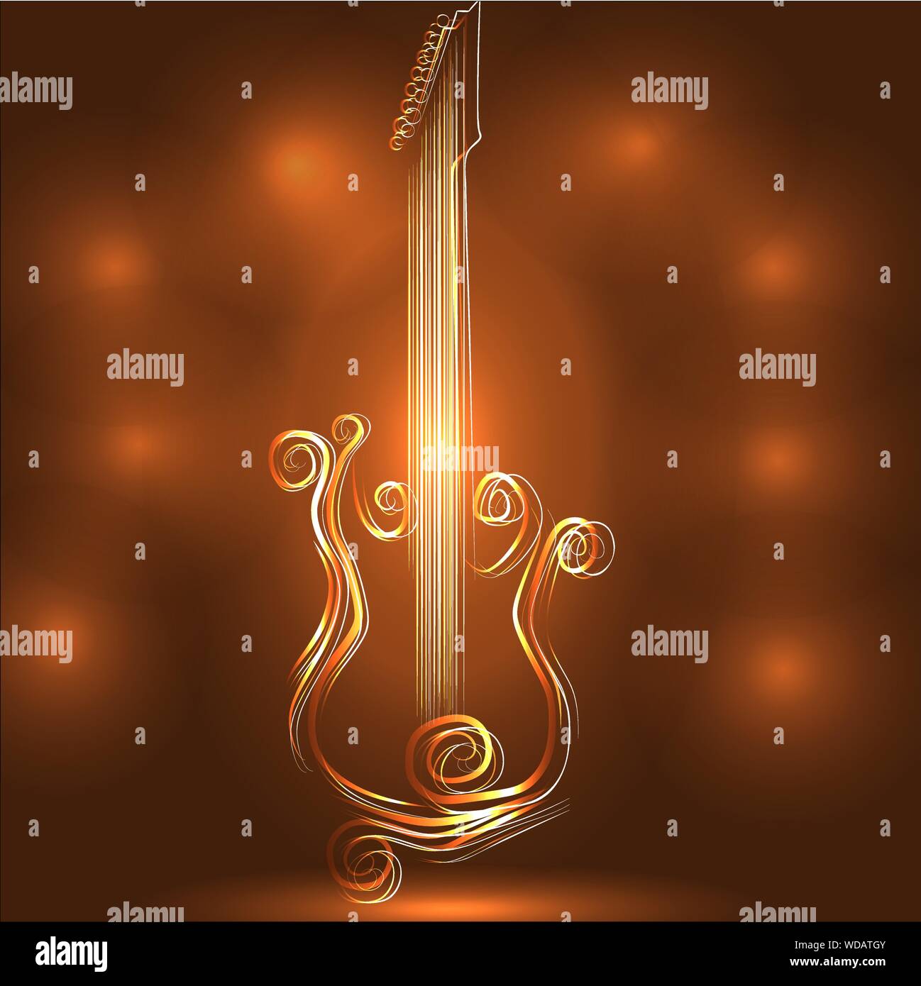 Guitar Music Notes Wallpaper