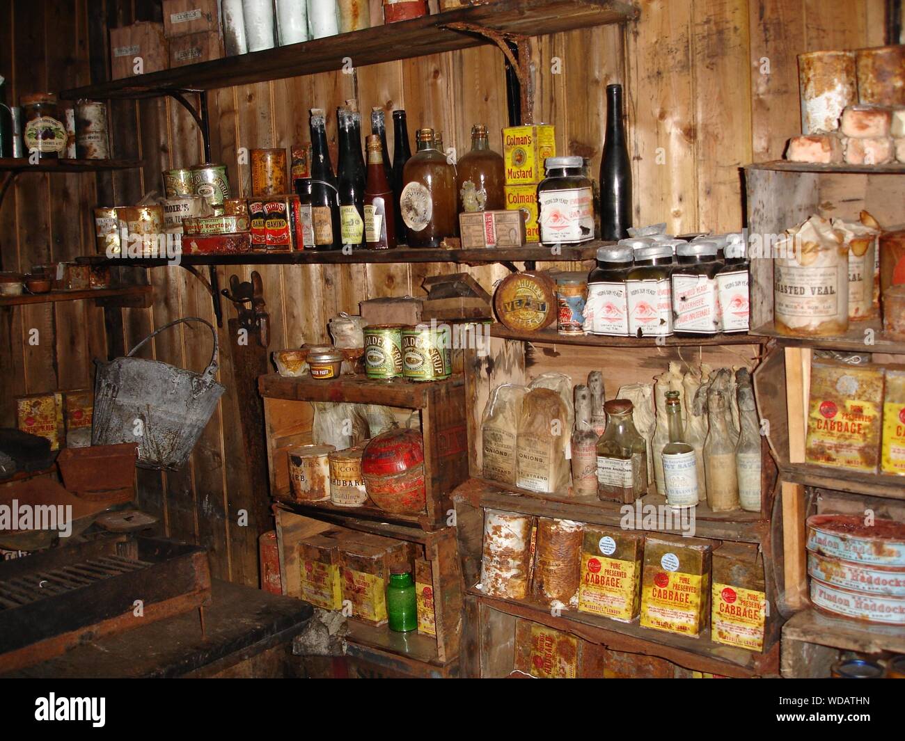 Interior of the Mawson's Huts Replica Museum Hobart, Tasmania Stock ...