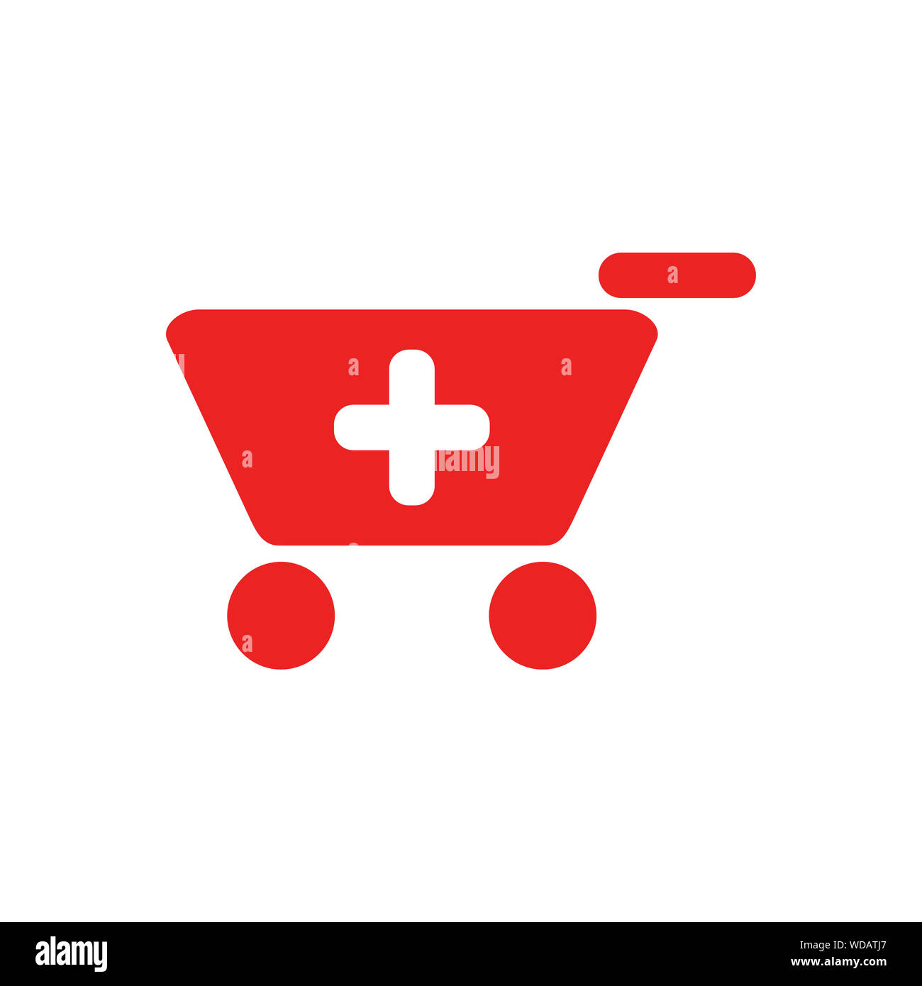 Shopping cart and background Stock Photo - Alamy