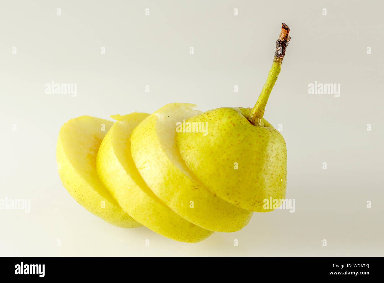 Pear sliced cut out hi-res stock photography and images - Alamy