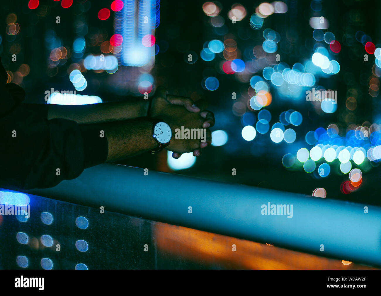 Balcony Railing Night High Resolution Stock Photography and Images - Alamy