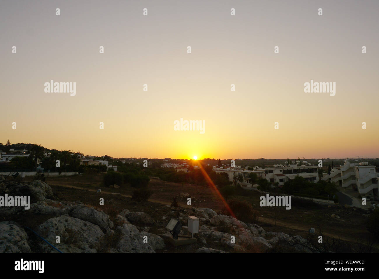 Beautiful landscape sunset in cyprus hi-res stock photography and ...