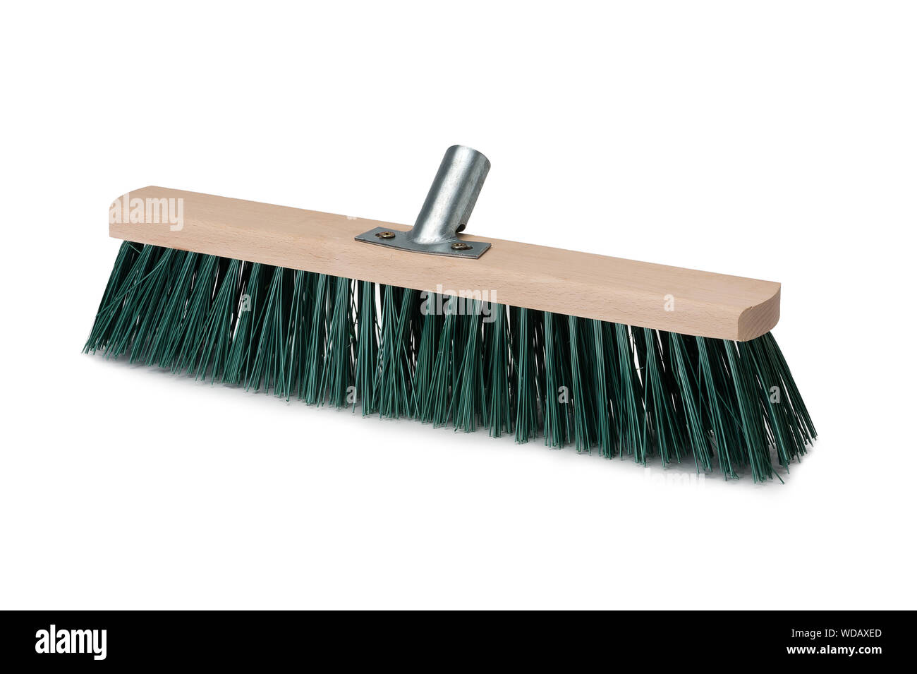 Broom isolated on white background. Cleaning equipment for housework ...